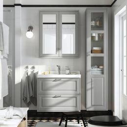 IKEA T&Auml;NNFORSEN / RUTSJ&Ouml;N Waschbschr+Schubladen/Waschb/Mibatt