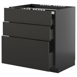 IKEA METOD / KNIVSHULT Unterschr.f Kochf/3 Fronten/3Sch.