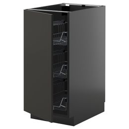 IKEA METOD Unterschrank mit Drahtk&ouml;rben
