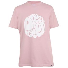 Pretty Green - T-Shirt f&uuml;r Herren, Rundhalsausschnitt (Hellrosa)