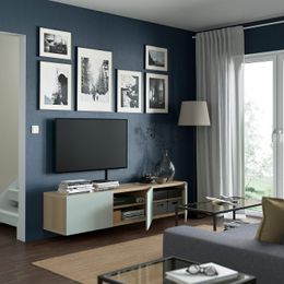 IKEA BEST&Aring; TV-Bank mit T&uuml;ren