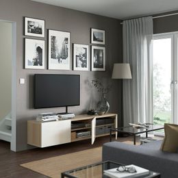 IKEA BEST&Aring; TV-Bank mit T&uuml;ren