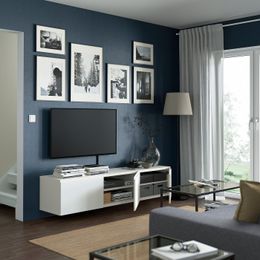 IKEA BEST&Aring; TV-Bank mit T&uuml;ren