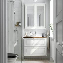 IKEA T&Auml;NNFORSEN / RUTSJ&Ouml;N Waschbschr+Schubladen/Waschb/Mibatt