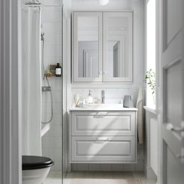 IKEA T&Auml;NNFORSEN / RUTSJ&Ouml;N Waschbschr+Schubladen/Waschb/Mibatt