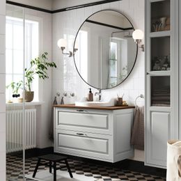 IKEA T&Auml;NNFORSEN / RUTSJ&Ouml;N Waschbschr+Schubladen/Waschb/Mibatt