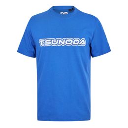 Hugo - "Tsunoda" T-Shirt f&uuml;r Herren, Rundhalsausschnitt, Regul&auml;r (Mittelblau)