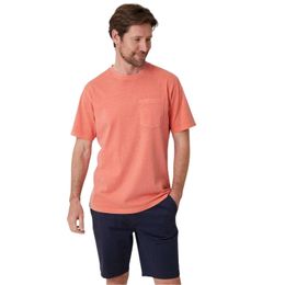 Saltwell - "Penally" T-Shirt f&uuml;r Herren, Tasche (Koralle)