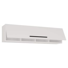 Vcm Holzregal h&auml;ngend platzsparendes Regal Ma&szlig;e: H. 115 x B. 30 x T. 30 cm Elegantes Regal h&auml;ngend Aufbewahrungsregal B&uuml;cherregal Wandboard - Arila XL