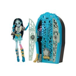 Mattel JBG81 - Monster High - Skulltimate Secrets Hauntlywood Mysteries &ndash; Frankie Stein Puppe mit 19+ &Uuml;berraschungen, "Kleiderschrank"