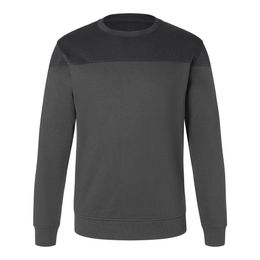 K&Uuml;BLER WORKWEAR K&uuml;bler Sweatshirt XS dunkelgrau/schwarz ; K&uuml;bler Workwear (5222 6406-9899-XS)