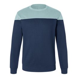 K&Uuml;BLER WORKWEAR K&uuml;bler Sweatshirt 4XL dunkelblau/eisblau ; K&uuml;bler Workwear (5222 6406-4844-4XL)