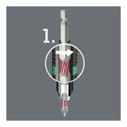 Wera Bit BiTorsion 1/4" DIN 3126 C6,3 PH3x25mm (05056414001)