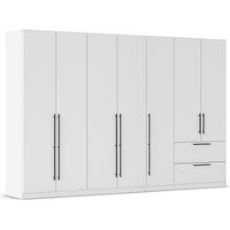 Kleiderschrank OTTO HOME "Mehrzweckschrank Aktenschrank M&ouml;bel Mietswohnung Schlafzimmer AVOLA", wei&szlig; (alpinwei&szlig;), B:315cm H:210cm T:54cm, Holzwerkstoff, Schr&auml;nke, Kleiderschrank, mit hochwertigen Stangengriffen aus Metall in Schwarz MADE IN GERMANY