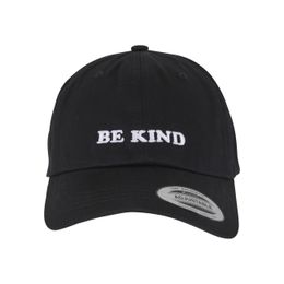 Snapback Cap MisterTee "MisterTee Be Kind Dad Cap", Herren, Gr. onesize, schwarz, 100% Baumwolle, Caps