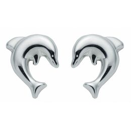 Adelia&acute;s Paar Ohrh&auml;nger ADELIA&acute;S "Delphin Ohrstecker Ohrringe 925 Silber", silber, Ohrringe, Jungen, Kinder, Silber 925 (Sterlingsilber), Silberohrringe Delphin