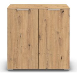 Sideboard OTTO HOME "Highboard Sideboard Schubladenkommode Kommode Schlafzimmer ASTANA", braun (eiche artisan), B:80cm H:81cm T:42cm, Holzwerkstoff, Sideboards, Sideboard, mit 2 T&uuml;ren, verstellbaren B&ouml;den und viel Stauraum MADE IN GERMANY