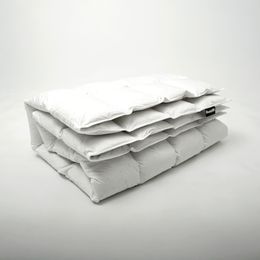 G&auml;nsedaunenbettdecke Dunlopillo "Dunlopillo Supreme Deluxe, "NEUHEIT" in Gr&ouml;&szlig;e 135x220 & 155 220 cm", wei&szlig;, B:135cm L:200cm, Bezug: 100% Baumwolle. F&uuml;llung: 90% G&auml;nsedaunen, 10% G&auml;nsefeder, Bettdecken, Hergestellt in Deutschland & Downpass zertifiziert, NOMITE