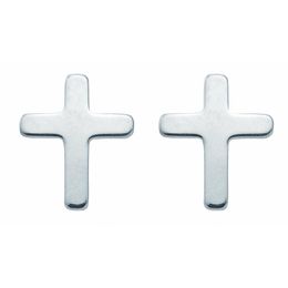 Adelia&acute;s Paar Ohrh&auml;nger ADELIA&acute;S "Kreuz Ohrstecker Ohrringe 925 Silber", silber, Ohrringe, Damen, Damen, Silber 925 (Sterlingsilber), Silberohrringe Kreuz