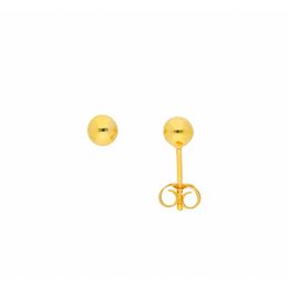 Adelia&acute;s Paar Ohrh&auml;nger ADELIA&acute;S "Ohrstecker Ohrringe 925 Silber vergoldet", gold, Ohrringe, Damen, Damen, Silber 925 (Sterlingsilber), Goldohrringe
