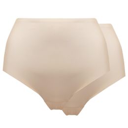 Panty MAGIC BODYFASHION "Dream Organics", Damen, Gr. M, braun (latte), Microfaser, Obermaterial: 50% Modal, 25% Elasthan, 25% Polyamid, k&ouml;rpernah, Unterhosen Panty, Unsichtbar unter der Kleidung