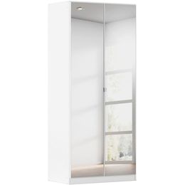 Kleiderschrank OTTO HOME "Mehrzweckschrank Aktenschrank M&ouml;bel Mietswohnung Schlafzimmer OTELI", wei&szlig; (alpinwei&szlig;), B:91cm H:210cm T:54cm, Holzwerkstoff, Schr&auml;nke, Kleiderschrank, mit zus&auml;tzlichen Einlegeb&ouml;den, optional mit Spiegel MADE IN GERMANY