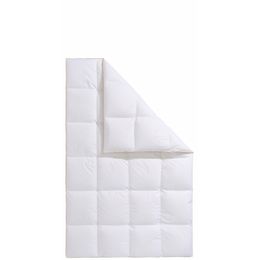 Daunenbettdecke Frau Holle "Zara, Bettdecken f&uuml;r Sommer oder Winter, hergestellt in Deutschland", wei&szlig;, B:135cm L:200cm, Bezug: 100% Baumwolle. F&uuml;llung: 100% Daunen, Bettdecken, Bettdecke in 135x200 cm, 155x220 cm und weiteren Gr&ouml;&szlig;en