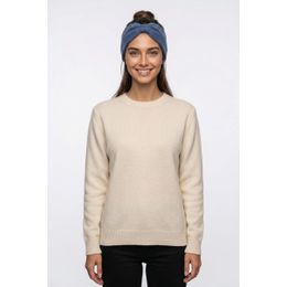 Stirnband Zwillingsherz "Knoten", Damen, blau (jeansblau), Strick, Kaschmir, M&uuml;tzen Stirnband, Cashmere, Feinstrick