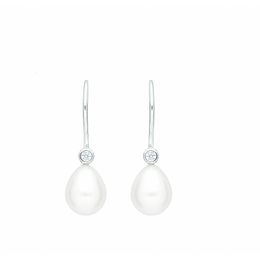 Adelia&acute;s Paar Ohrh&auml;nger ADELIA&acute;S "Ohrh&auml;nger Ohrringe 925 Silber mit Zirkonia", silber, Ohrringe, Damen, Damen, Silber 925 (Sterlingsilber), Silberohrringe