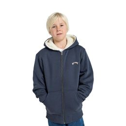 Sweatshirt Billabong "Arch Sherpa", Jungen, Gr. 12(148-156cm), ombre blau, Obermaterial: 55% Baumwolle, 25% Baumwolle, 20% Polyester., Sweatshirts Sweatshirt