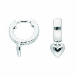 Adelia&acute;s Paar Creolen ADELIA&acute;S "10,8 mm ⌀ Creolen Ohrringe 925 Silber", silber, Ohrringe, Damen, Damen, Silber 925 (Sterlingsilber), Silberohrringe