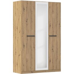 Kleiderschrank OTTO HOME "Mehrzweckschrank Aktenschrank M&ouml;bel Mietswohnung Schlafzimmer MODI", wei&szlig; (eiche artisan, wei&szlig;), B:136cm H:210cm T:54cm, Holzwerkstoff, Schr&auml;nke, Kleiderschrank, in angesagten Farbkombinationen, optional mit Spiegel MADE IN GERMANY