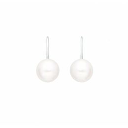 Adelia&acute;s Paar Ohrh&auml;nger ADELIA&acute;S "Ohrh&auml;nger Ohrringe 925 Silber mit Perle", wei&szlig; (silber), Ohrringe, Damen, Damen, Silber 925 (Sterlingsilber), Silberohrringe