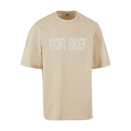 T-Shirt DEF "DEF DEF Trust Issues T-Shirt", Jungen, Gr. XL, beige (wei&szlig;cap gray), 100% Baumwolle, bedruckt, normal, Rundhals, Shirts T-Shirt