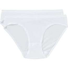 Minislip Speidel "Take-two", Damen, Gr. 42, wei&szlig;, Obermaterial: 92% Baumwolle, 8% Elasthan, unifarben, k&ouml;rpernah, Unterhosen, basic, bequem, elastisch, atmungsaktiv, Baumwollmix