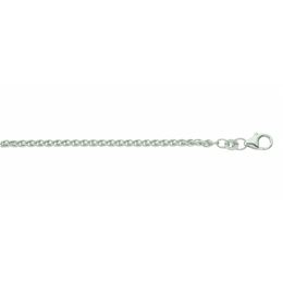 Adelia&acute;s Kette ohne Anh&auml;nger ADELIA&acute;S "Zopfkette Halskette 925 Silber" Gr. 40, silber, Halsketten, Damen, 40, Silber 925 (Sterlingsilber), Silberkette