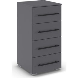 Schubkastenkommode OTTO HOME "Kommode Sideboard Schubladenkommode Schlafzimmerkommode AVOLA", graumetallic, B:40cm H:81cm T:42cm, Holzwerkstoff, Sideboards, mit 4 ger&auml;umigen Schubladen f&uuml;r viel Stauraum MADE IN GERMANY
