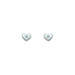 Adelia&acute;s Paar Ohrh&auml;nger ADELIA&acute;S "Ohrstecker Ohrringe 925 Silber mit Zirkonia", silber, Ohrringe, Damen, Damen, Silber 925 (Sterlingsilber), Silberohrringe