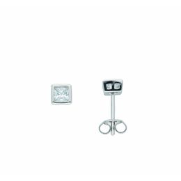 Adelia&acute;s Paar Ohrh&auml;nger ADELIA&acute;S "Ohrstecker Ohrringe 925 Silber mit Zirkonia", silber, Ohrringe, Damen, Damen, Silber 925 (Sterlingsilber), Silberohrringe