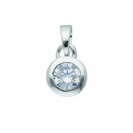 Adelia&acute;s Kettenanh&auml;nger ADELIA&acute;S "Anh&auml;nger 925 Silber mit Zirkonia", transparent (silber), Schmuckanh&auml;nger, Damen, mit Zirkonia, Silber 925 (Sterlingsilber), Kettenanh&auml;nger, Silberanh&auml;nger