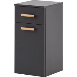 Unterschrank Schildmeyer "Duo, Unterschrank, Made in Germany, B: 32,7 cm", grau (anthrazit), B:32,7cm H:67cm T:35,3cm, FSC-zertifizierter Holzwerkstoff, Schr&auml;nke, Unterschrank, Solide Verarbeitung - Dieses Produkt ist in Deutschland gefertigt