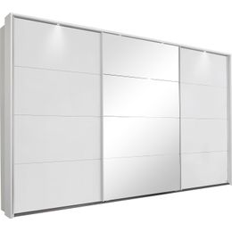 Kleiderschrank OTTO HOME "Mehrzweckschrank Aktenschrank M&ouml;bel Mietswohnung Schlafzimmer TUBONA", wei&szlig; (alpinwei&szlig;), B:368cm H:233cm T:64cm, Holzwerkstoff, Schr&auml;nke, Kleiderschrank, mit umfangreicher Innenausstattung und Passepartout MADE IN GERMANY