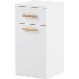 Unterschrank Schildmeyer "Duo, Unterschrank, Made in Germany, B: 32,7 cm", wei&szlig; (kreidewei&szlig;), B:32,7cm H:67cm T:35,3cm, FSC-zertifizierter Holzwerkstoff, Schr&auml;nke, Unterschrank, Solide Verarbeitung - Dieses Produkt ist in Deutschland gefertigt
