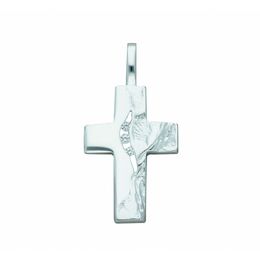 Adelia&acute;s Kettenanh&auml;nger ADELIA&acute;S "Kreuzanh&auml;nger 925 Silber mit Zirkonia", silber, Schmuckanh&auml;nger, Damen, mit Zirkonia, Silber 925 (Sterlingsilber), Kettenanh&auml;nger, Silberanh&auml;nger Kreuz