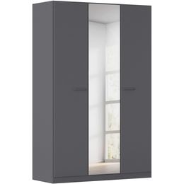 Kleiderschrank OTTO HOME "Mehrzweckschrank Aktenschrank M&ouml;bel Mietswohnung Schlafzimmer OTELI", graumetallic, B:136cm H:210cm T:54cm, Holzwerkstoff, Schr&auml;nke, Kleiderschrank, mit zus&auml;tzlichen Einlegeb&ouml;den, optional mit Spiegel MADE IN GERMANY