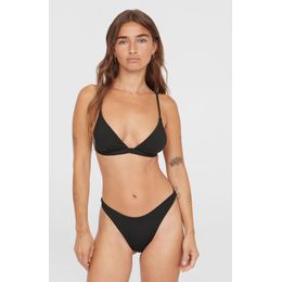 O`Neill B&uuml;gel-Bikini-Top O'NEILL "SEASIDE TRI TOP", Damen, Gr. 42, N-Gr, schwarz, Obermaterial: 82% Polyamid, 18% Elasthan, Bikini-Oberteile
