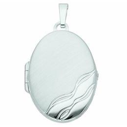 Adelia&acute;s Kette mit Anh&auml;nger ADELIA&acute;S "Damen 925 Silber Medaillon Anh&auml;nger", silber, Halsketten, Damen, Silber 925 (Sterlingsilber), Schmuckset - Set mit Halskette