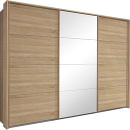 Kleiderschrank OTTO HOME "Mehrzweckschrank Aktenschrank M&ouml;bel Mietswohnung Schlafzimmer TUBONA", braun (eiche sonoma), B:278cm H:233cm T:64cm, Holzwerkstoff, Schr&auml;nke, Kleiderschrank, mit umfangreicher Innenausstattung und Passepartout MADE IN GERMANY
