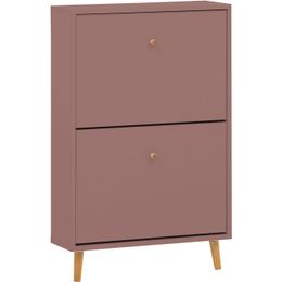Schuhschrank Schildmeyer "Bjarne, Schuhschrank, Made in Germany, B: 60 cm", braun (mauve), B:59,8cm H:92,2cm T:19,5cm, FSC-zertifizierter Holzwerkstoff, Schr&auml;nke, Schuhschrank, Solide Verarbeitung - Dieses Produkt ist in Deutschland gefertigt