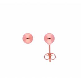 Adelia&acute;s Paar Ohrh&auml;nger ADELIA&acute;S "Ohrstecker Ohrringe 925 Silber vergoldet", rosa (ros&eacute;gold), Ohrringe, Damen, Damen, Silber 925 (Sterlingsilber), Goldohrringe